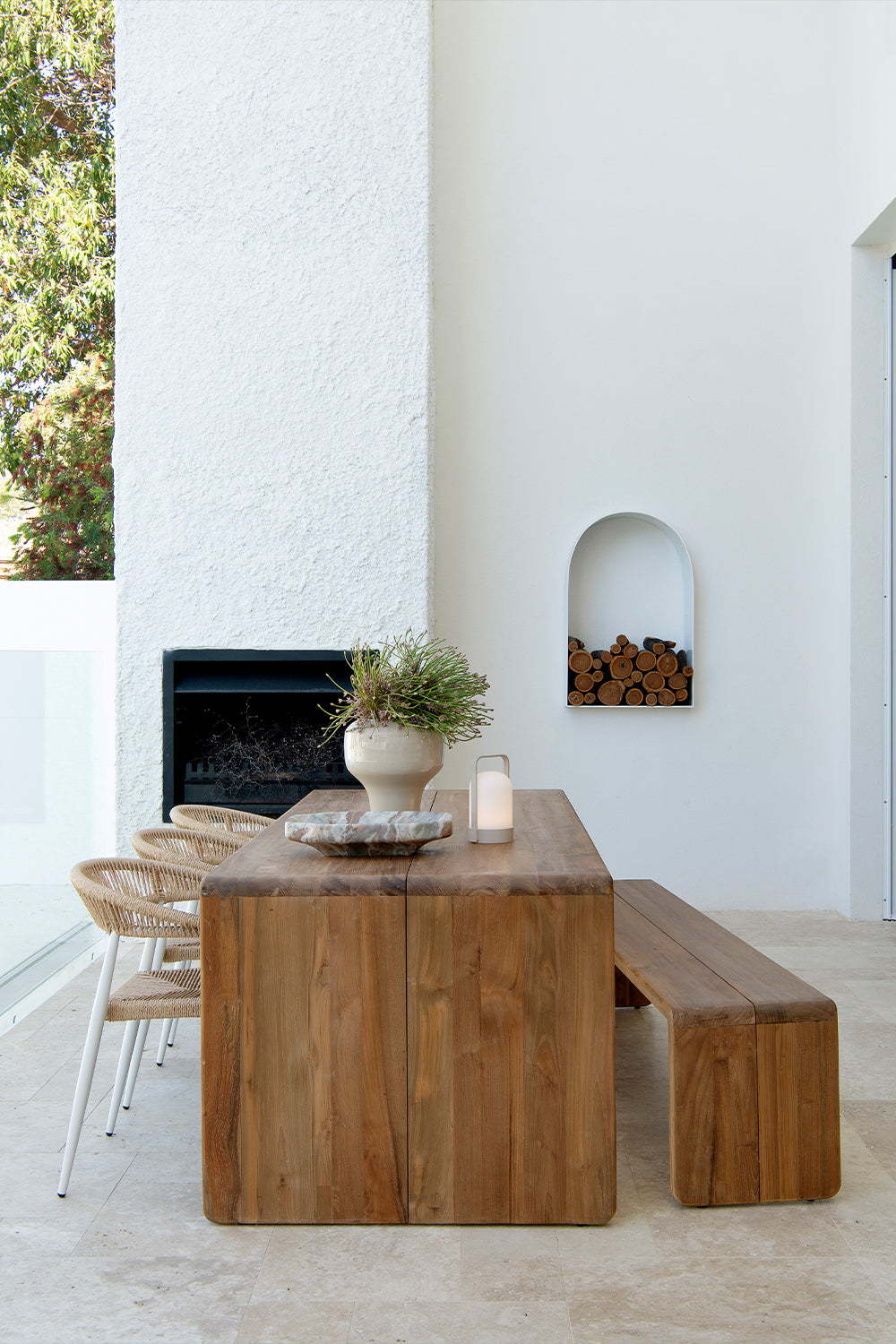 Organic Meh Block Bench - Black – Empire Home